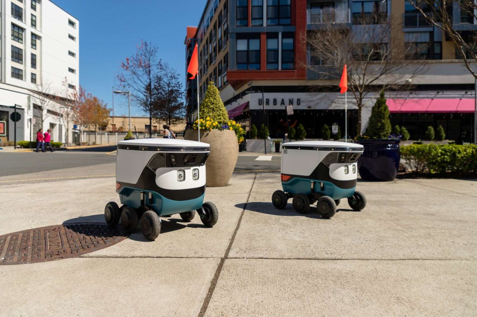 Food delivery robots roll out at select restaurants in the Mosaic ...