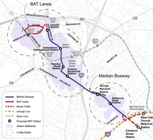 Plan for Route 7 bus rapid transit in Tysons passes planning commission ...