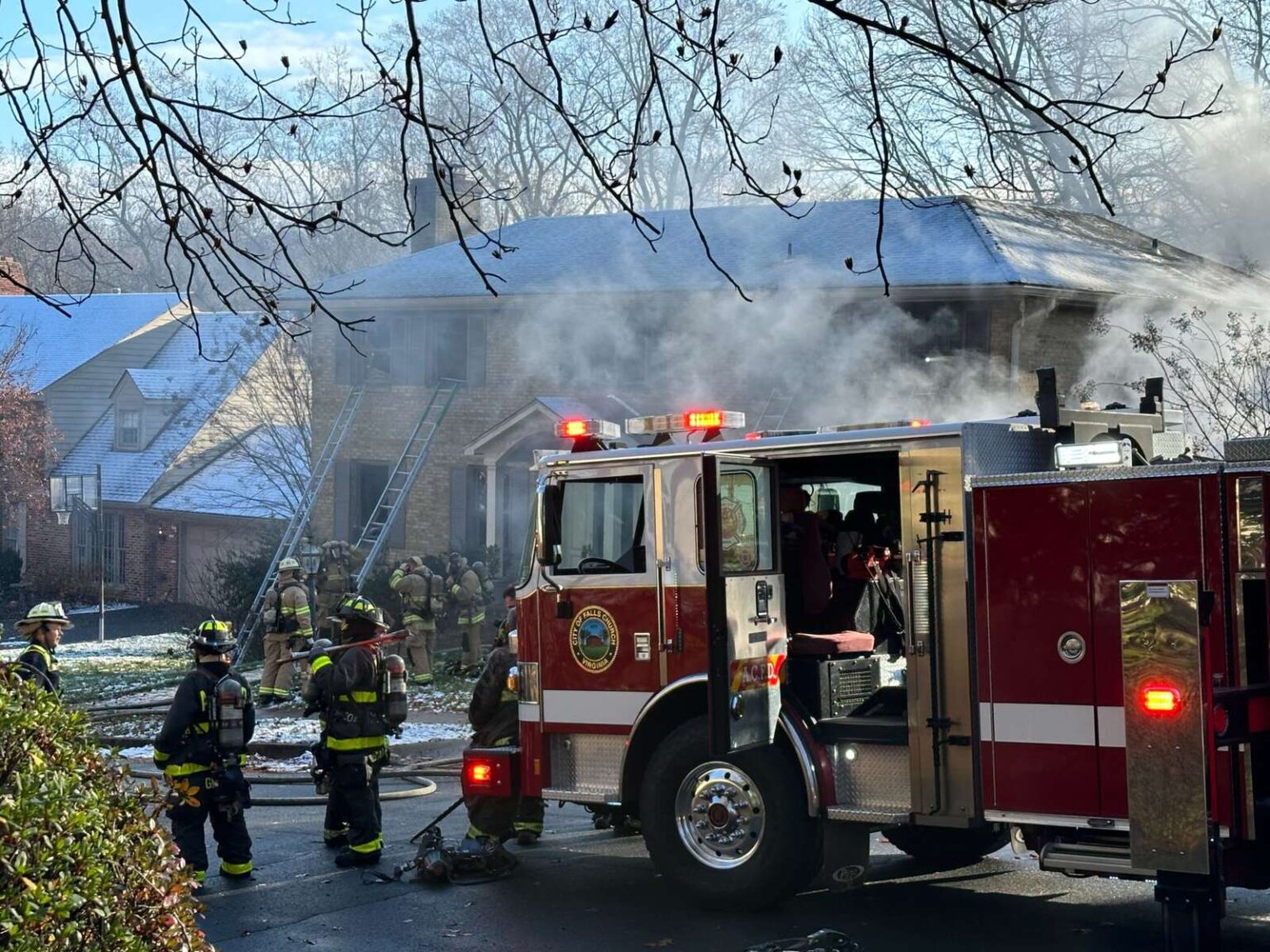 UPDATED: Man found dead after two-alarm house fire breaks out in McLean ...