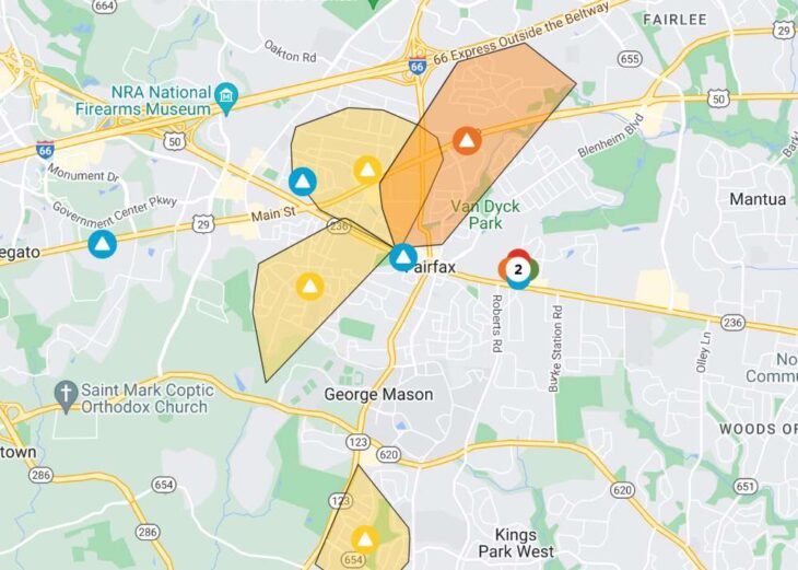 NOW: Power outage affects traffic lights in Fairfax City | FFXnow