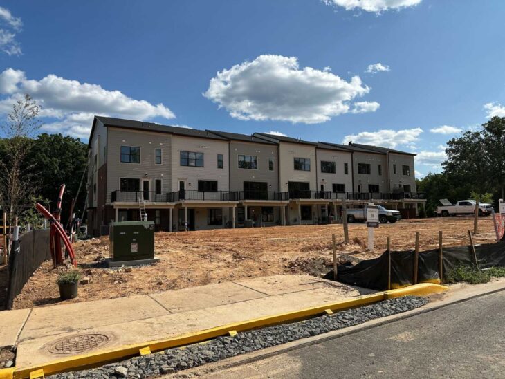 New townhomes take shape near Lake Anne in Reston | FFXnow