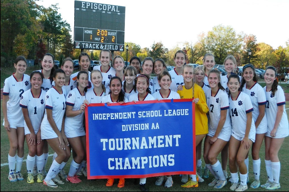 Potomac School girls win third straight conference tournament soccer ...