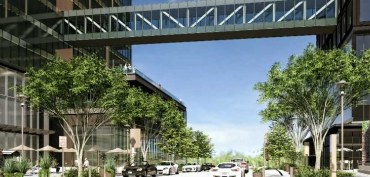 Elevated bridge connecting Reston Row office buildings OK’d for mystery ...