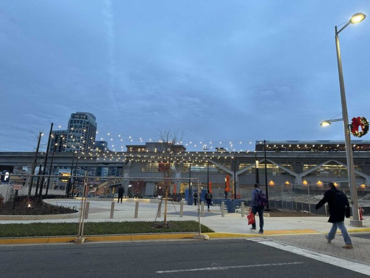 McLean Metro station opens new entrance, as park amenities take shape ...