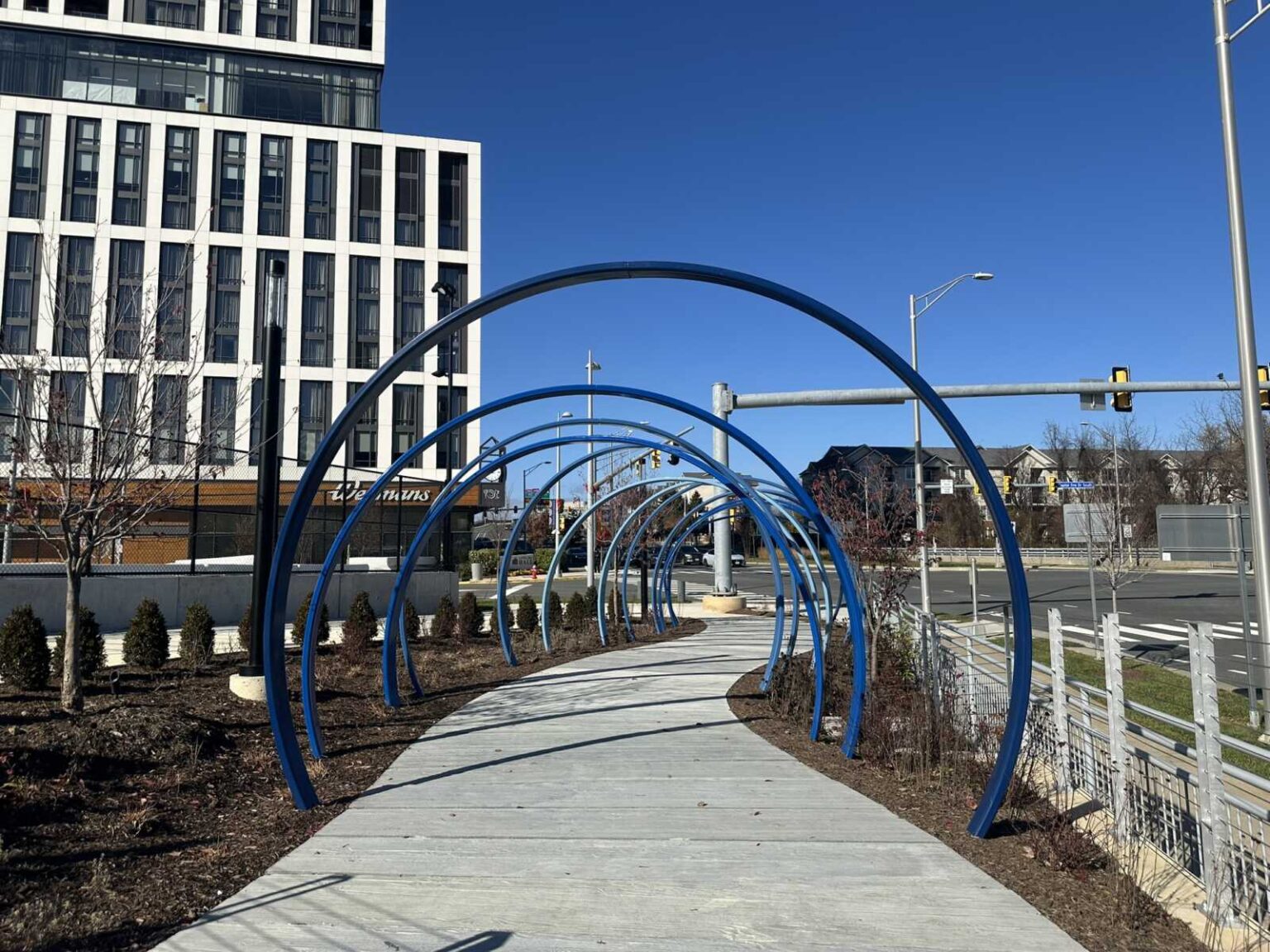 McLean Metro station opens new entrance, as park amenities take shape ...