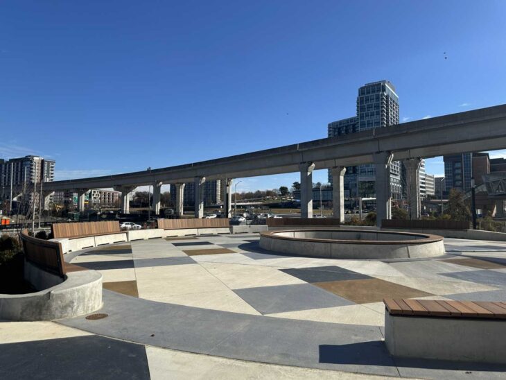 McLean Metro station opens new entrance, as park amenities take shape ...