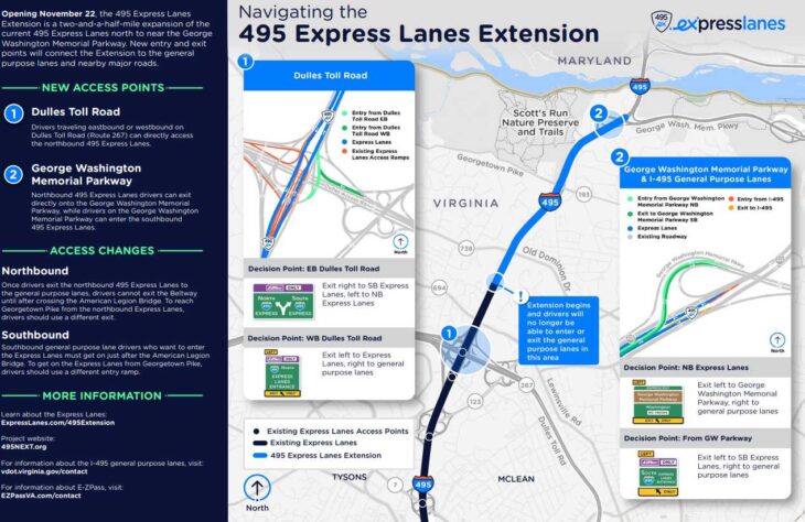 Virginia officials promise traffic relief with new I-495 toll lanes ...