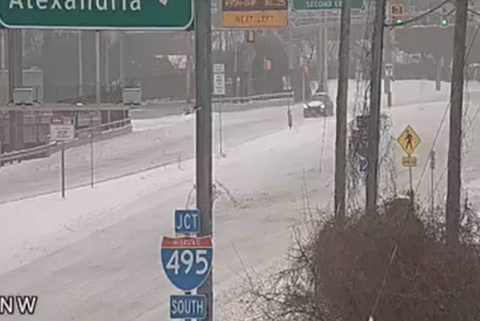 Fairfax County urges residents to stay off roads as snow turns into ...