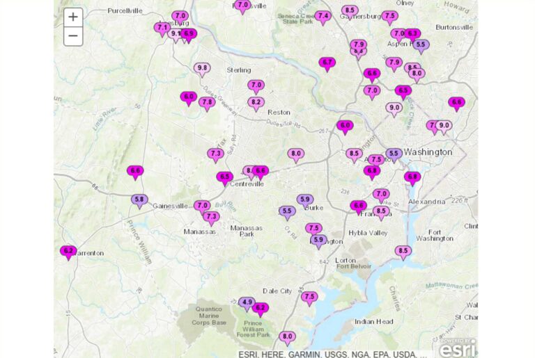 Fairfax’s initial snow totals from Sunday fall short of January 2025 ...