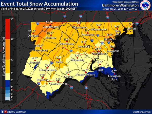As Winter Storm Fern continues, Fairfax County extends closures through ...