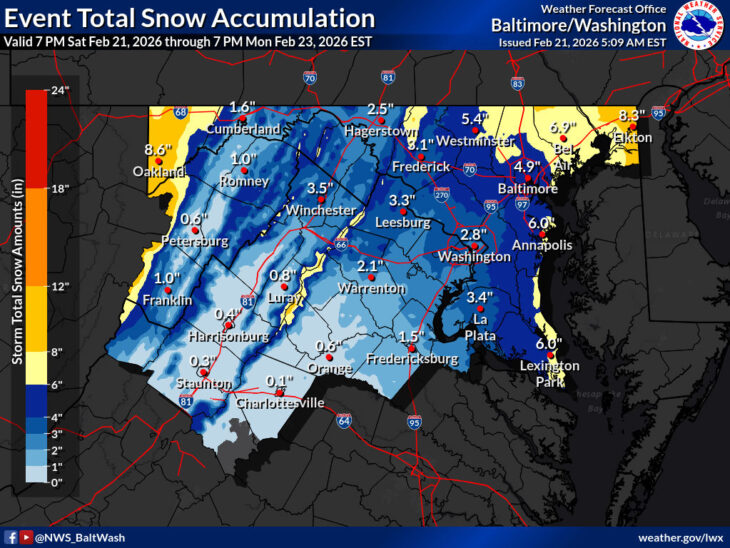 DEVELOPING: Winter storm expected in Fairfax County on Sunday | FFXnow